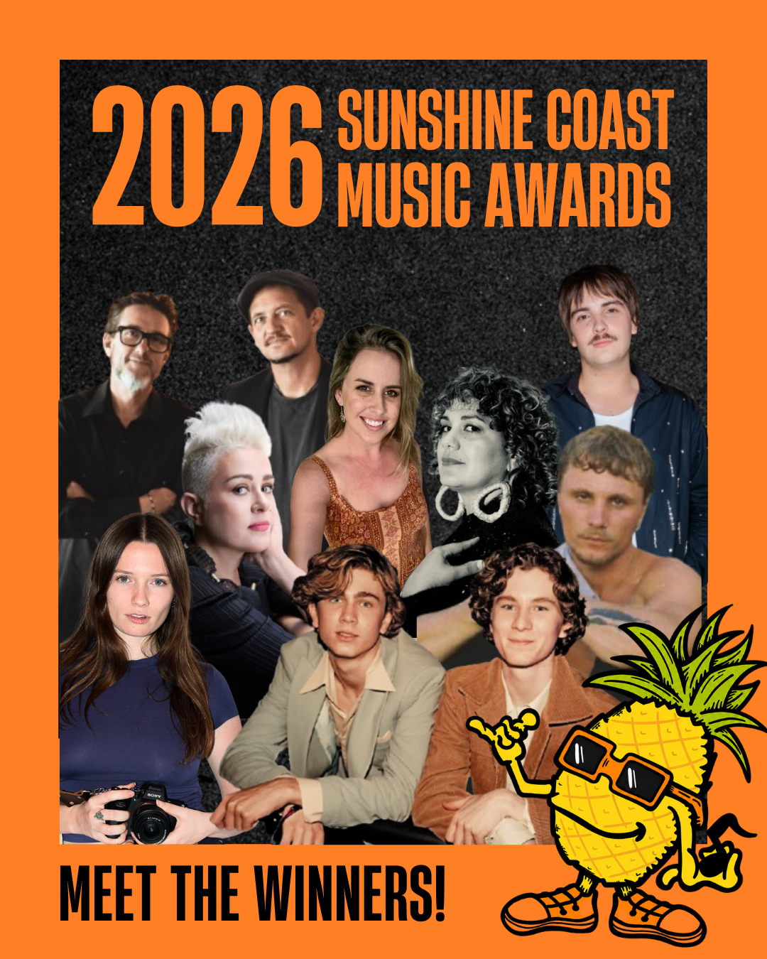 Che Burns and Katie Noonan win at Sunshine Coast Music Awards